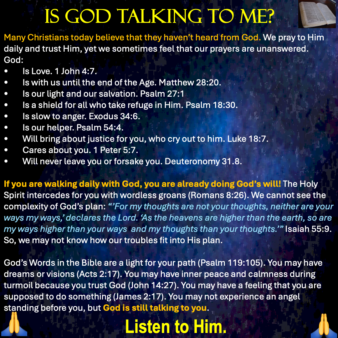 Yes, God is Talking to you! – Statistically Significant: The Science of ...